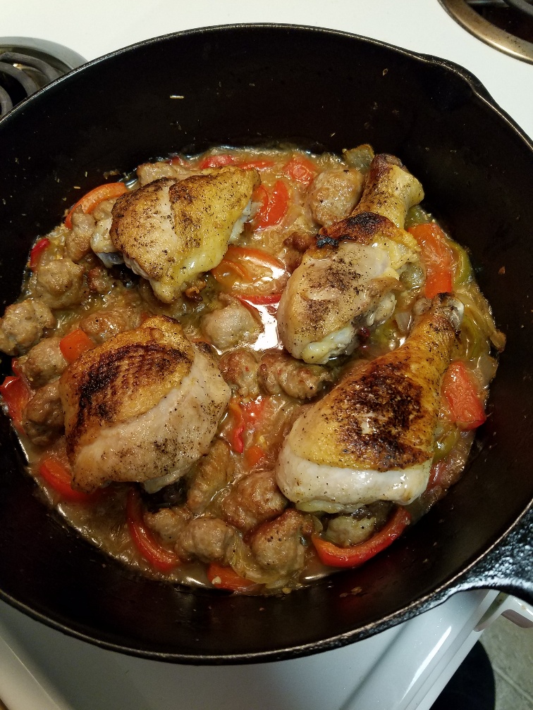 Chicken Scarpariello with Cherry Peppers Recipe